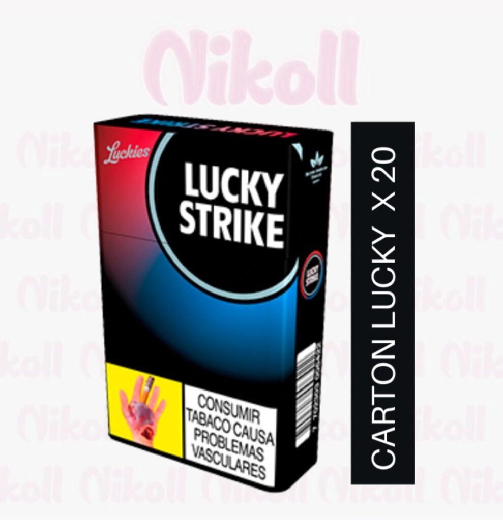 LUCKY ROJO CARTON X 20 MEDIOS | Distribuidora Nikoll